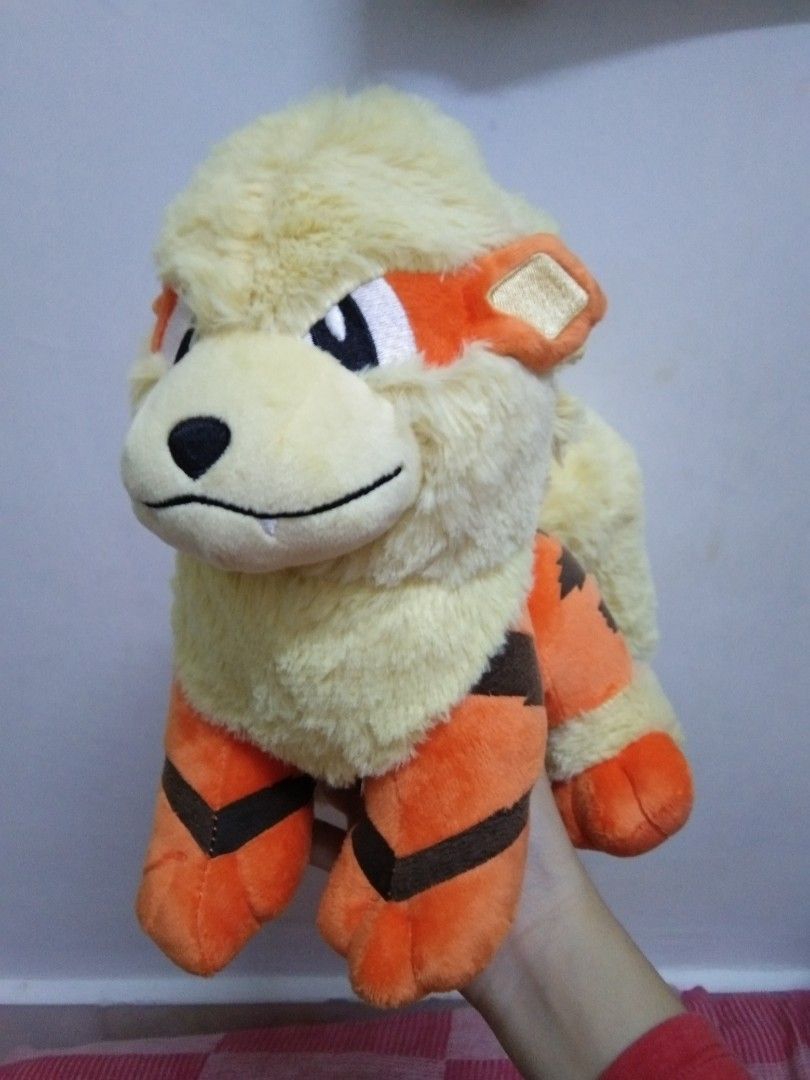 Pokemon Arcanine Fire Dog Puppy Flame Tiger Plush Plushie Stuffed Toy ...