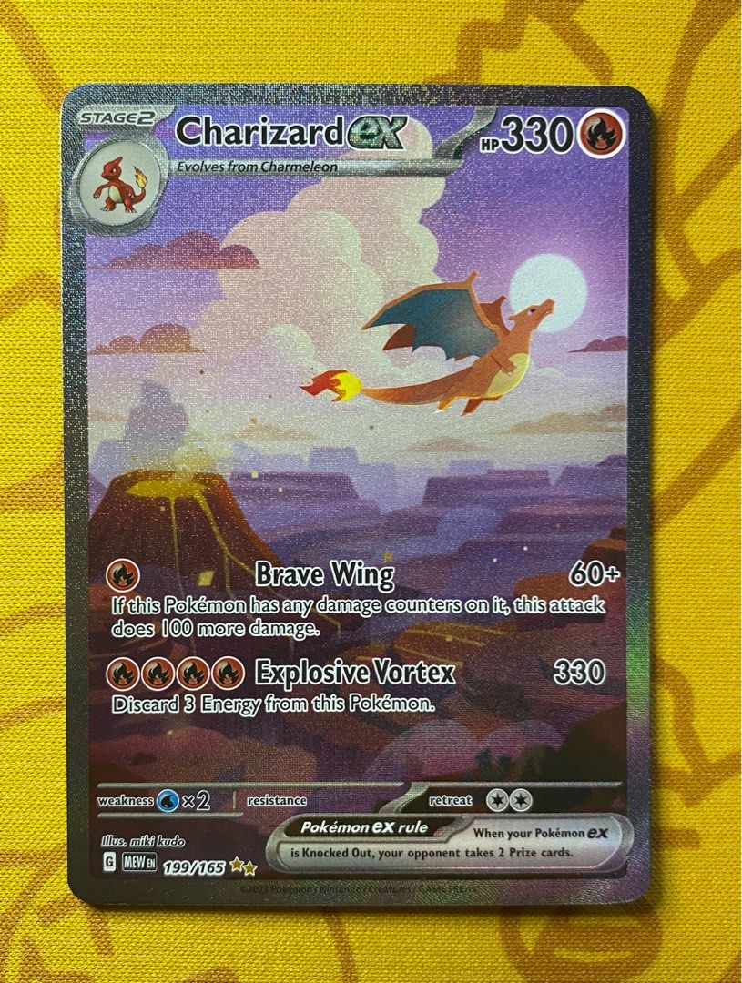 Pokemon SV151 Charizard SIR, Hobbies & Toys, Toys & Games on Carousell