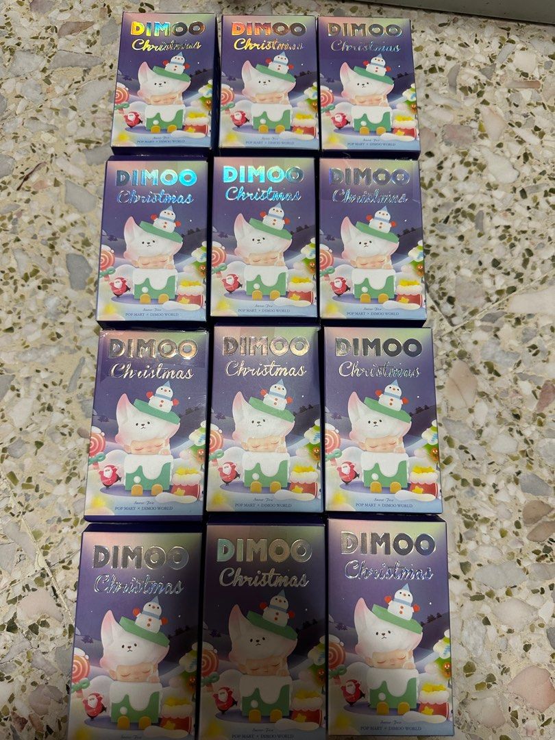 Popmart blindbox Dimoo Christmas 2020 full set, Hobbies & Toys, Toys ...