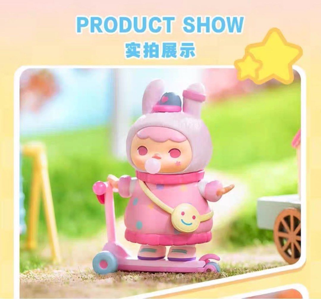 Popmart Pucky Scooter Bunny Baby Blister Pack, Hobbies & Toys, Toys ...
