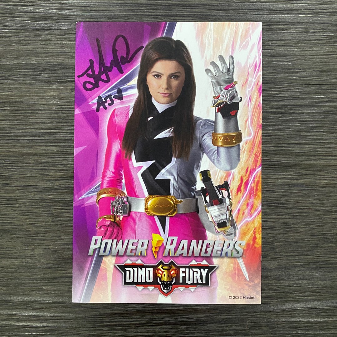 Power Rangers Dino Fury Photo Hand-Signed / Autographed by Hunter Deno ...