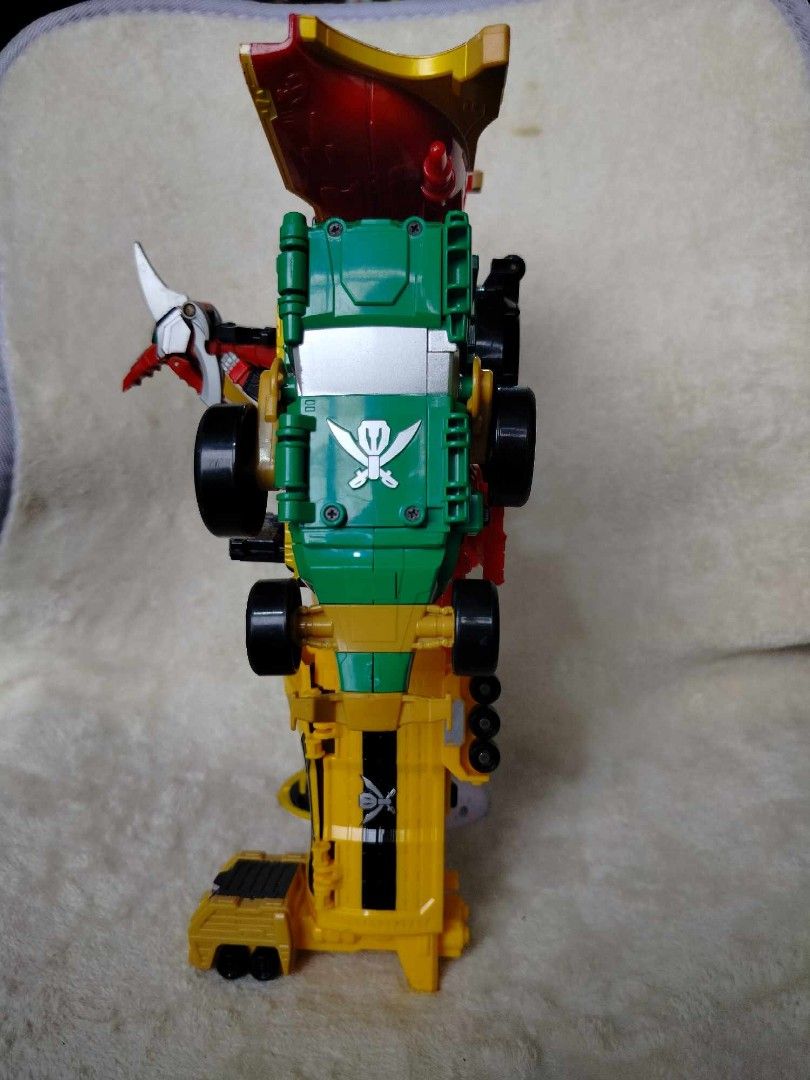 Power Rangers Super Megaforce Gokaiger DX Megazord 4p Set Lion Dragon ...