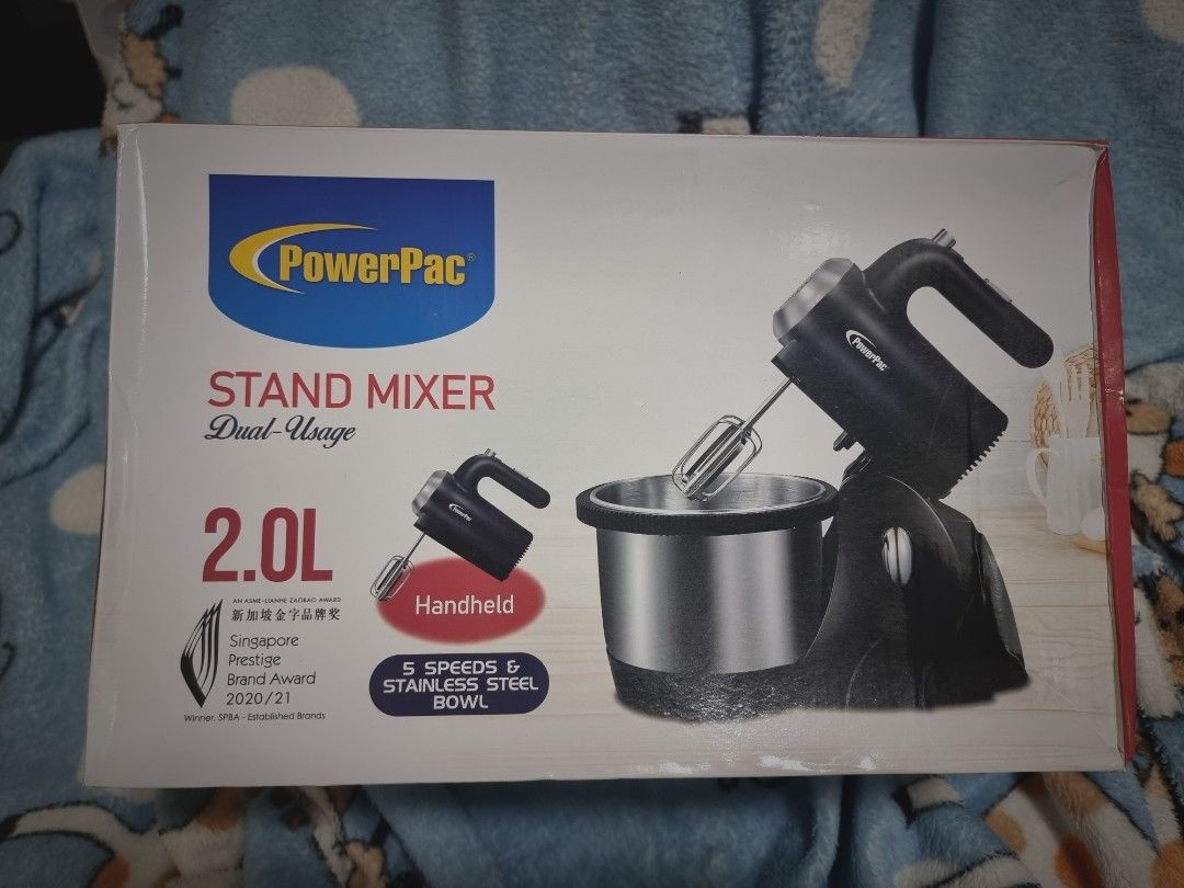 PowerPac Stand Mixer Dual-usage 2.0L (PPSM208), TV & Home Appliances ...