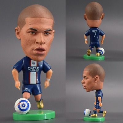PSG Paris Saint Germain Kylian Mbappe Soccerwe Football Figurine ...