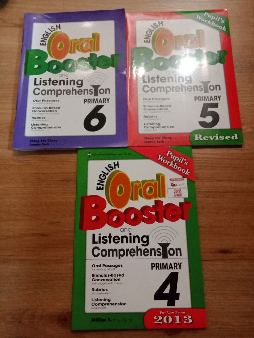 PSLE / P6, 5 & 4 listening comprehension & oral by EPH, MC, CPD, Hodder ...