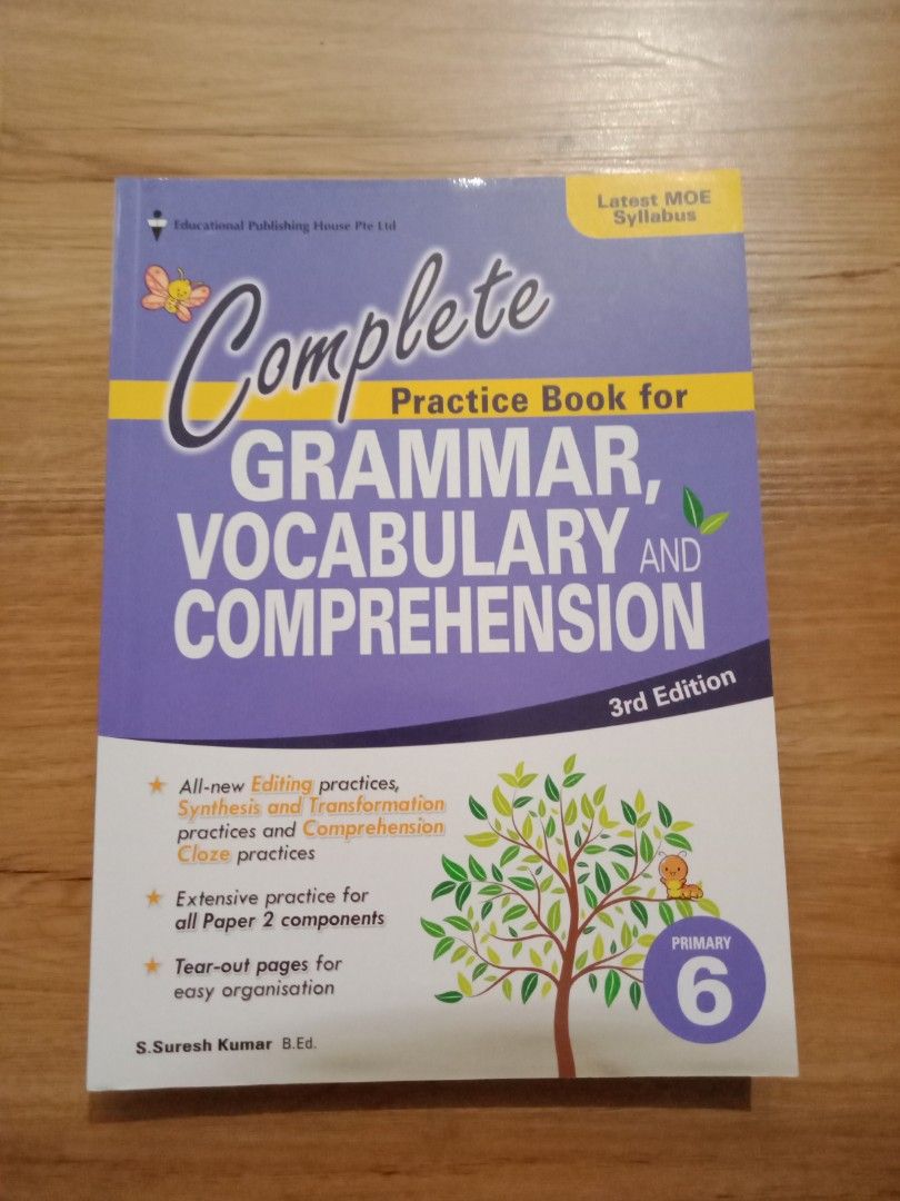 PSLE / P6 English complete practice book for Grammar, Voca ...