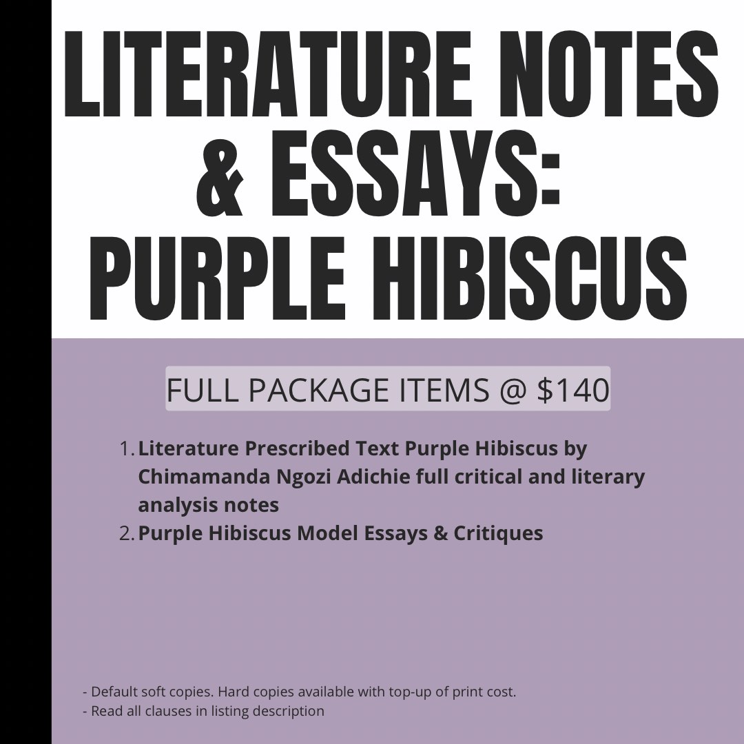 PURPLE HIBISCUS BY ADICHIE IP IB ENGLISH LANGUAGE & LITERATURE ...