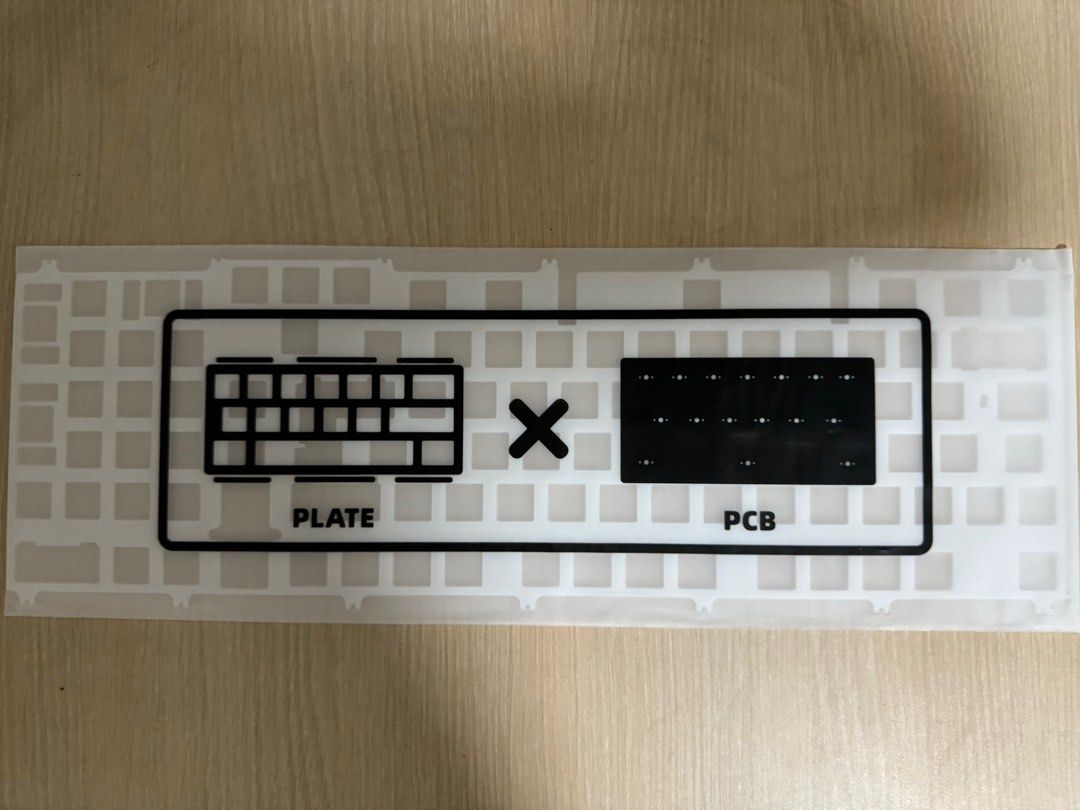 qwertykeys QK100 POM Plate, Computers & Tech, Parts & Accessories ...