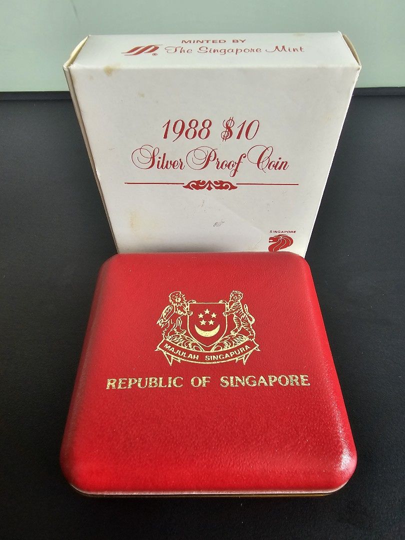 Rare 1988 Year of the Dragon $10 Silver Proof Coin, Hobbies & Toys ...