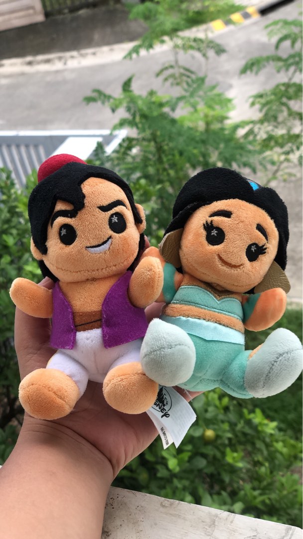 Rare Disney Princess Jasmine & Aladdin wishables, Hobbies & Toys, Toys ...
