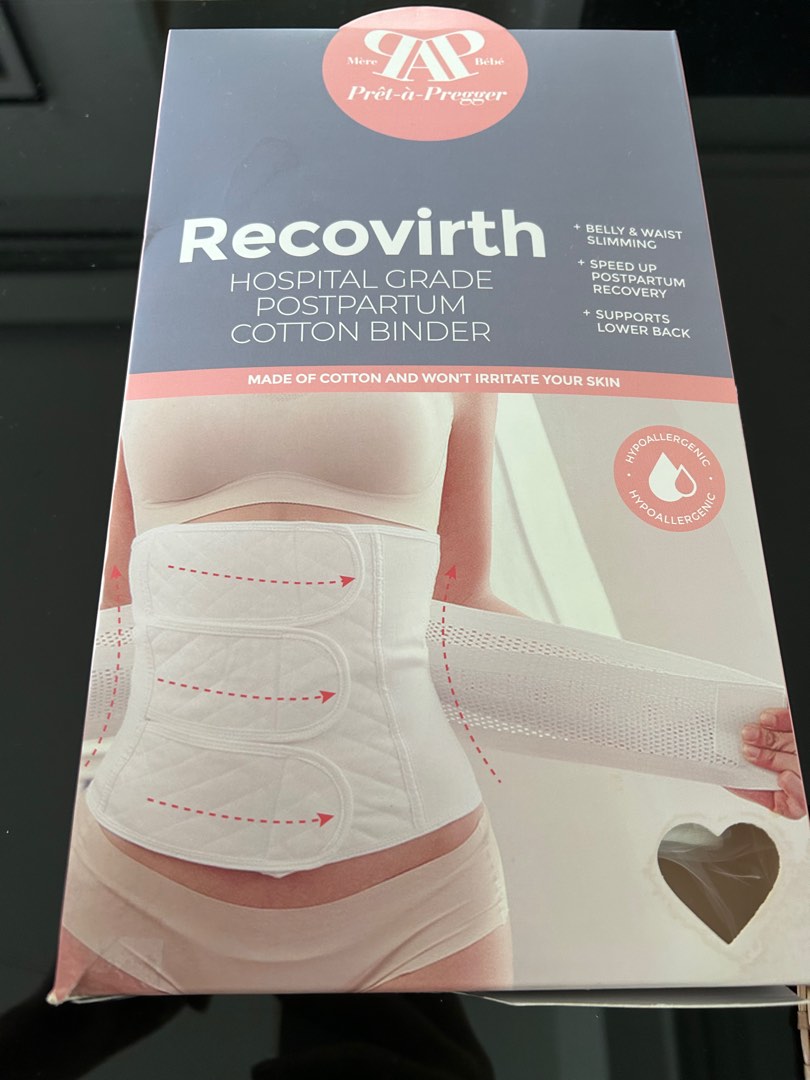 RECOVIRTH POSTPARTUM COTTON BINDER, Women's Fashion, Maternity wear on ...