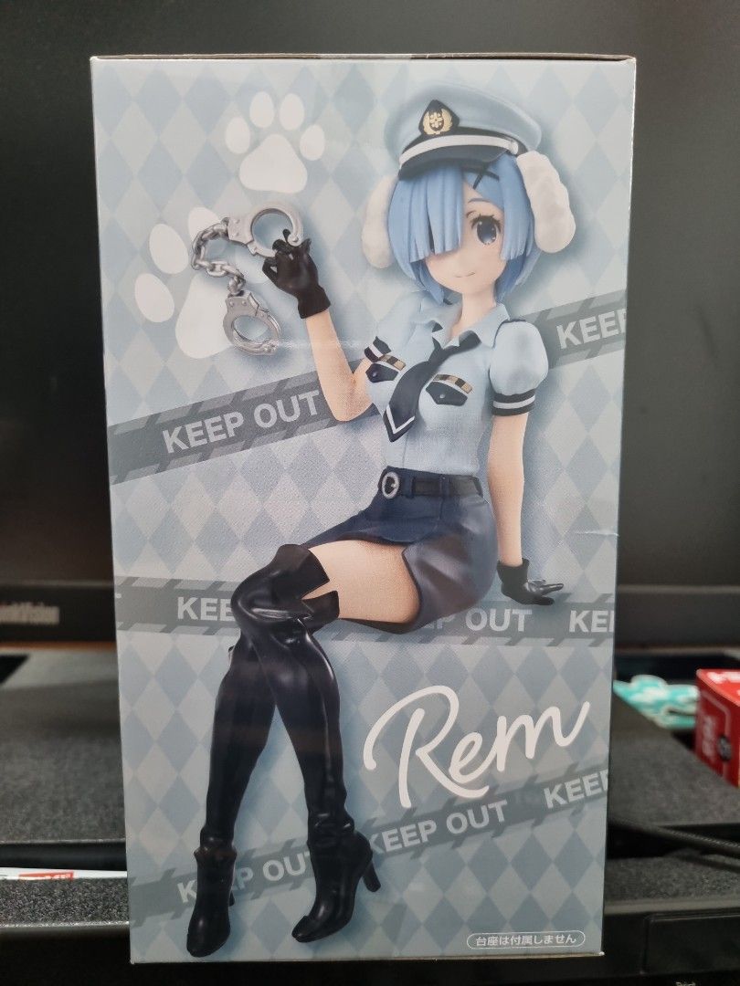 Re:Zero Rem Police Dog Ear figure, Hobbies & Toys, Toys & Games on ...