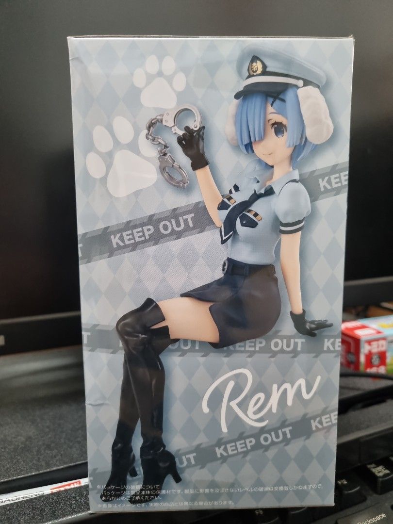 Re:Zero Rem Police Dog Ear figure, Hobbies & Toys, Toys & Games on ...