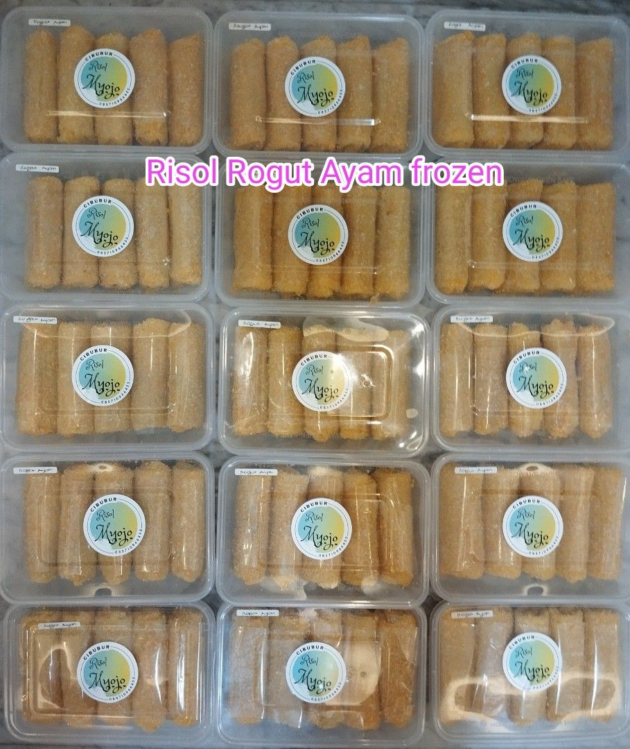 Risol rogut ayam frozen perbox isi 5 pc, Makanan & Minuman, Makanan ...