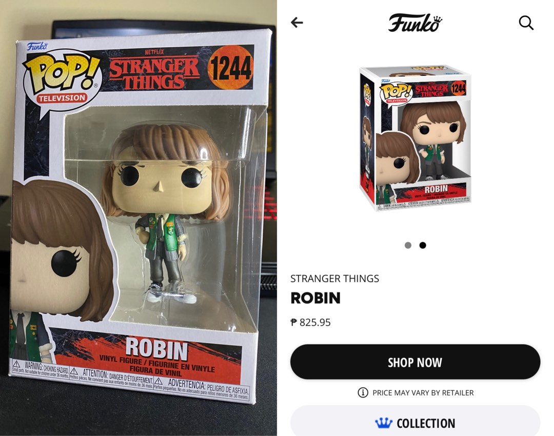 Robin 1244 Stranger Things Funko Pop | Robin Funko Pop | Stranger ...