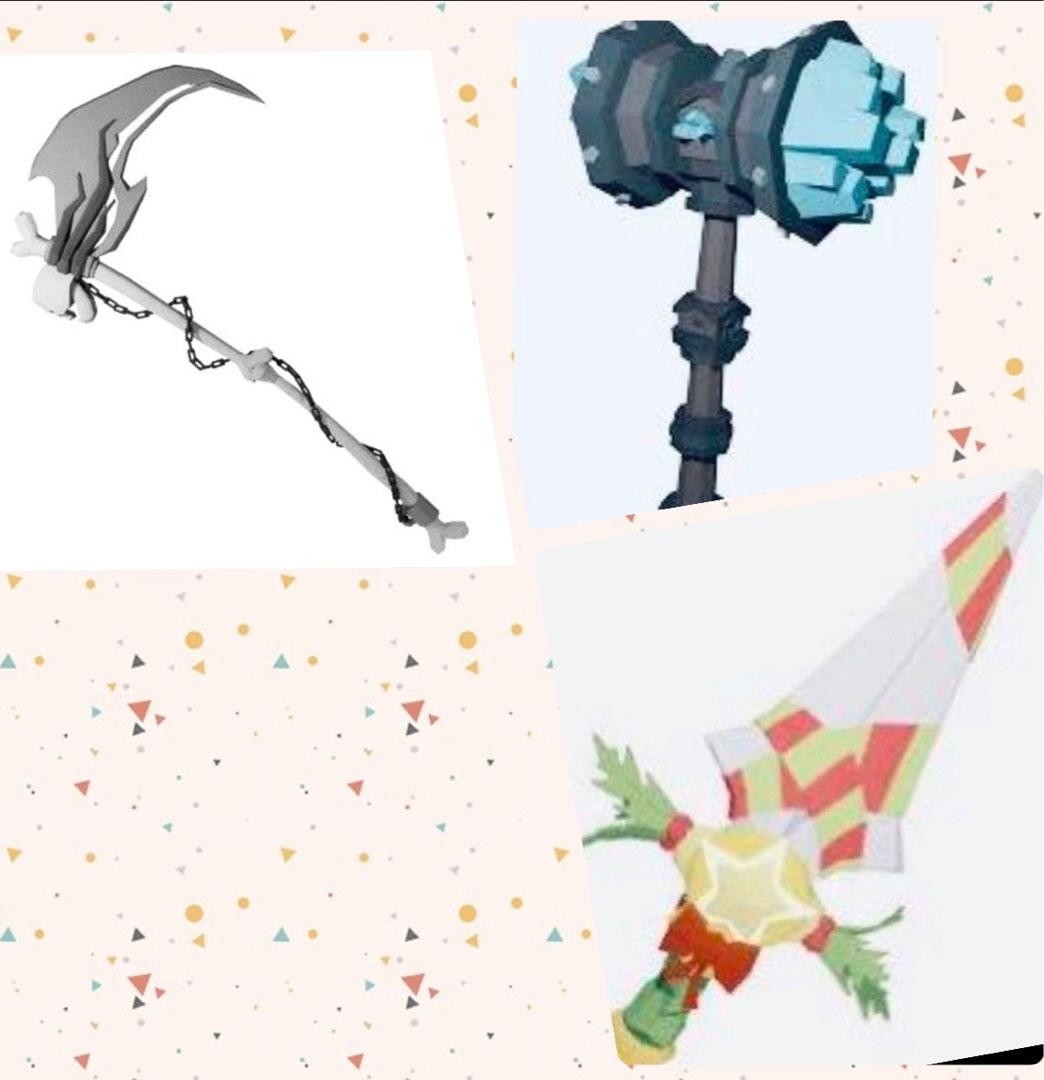 Roblox islands jolly dagger frost hammer reaper scythe, Video Gaming ...