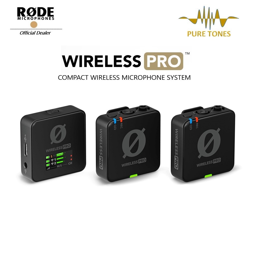 RODE WIRELESS PRO - Compact Wireless Microphone System, Audio ...
