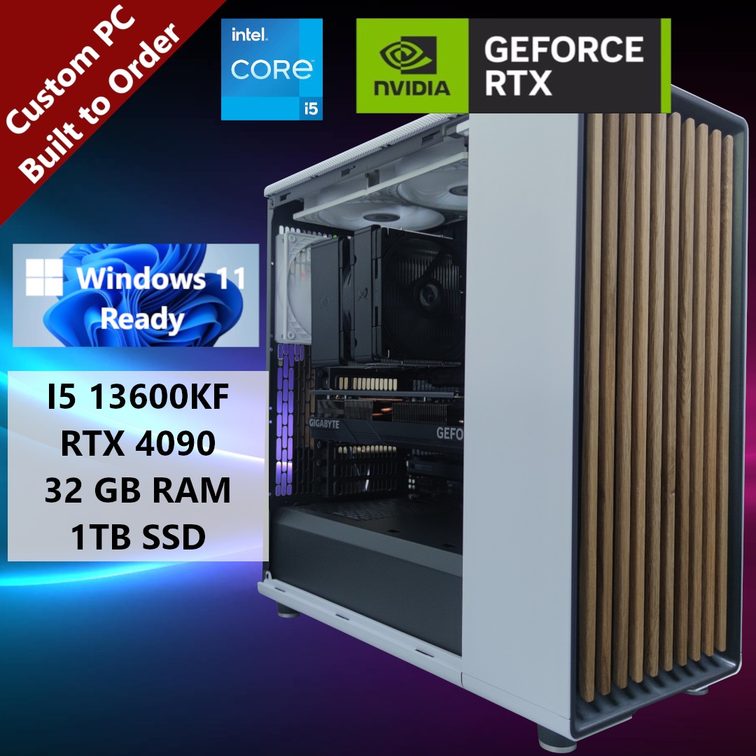 RTX 4090 I5 13600KF Budget Gaming Computer PC Custom PC upgradable to ...