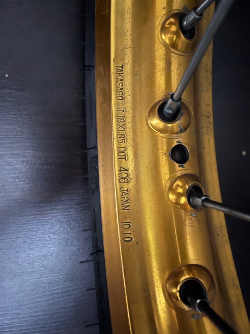 Rxz rim takasago excel japan, Motorcycles, Motorcycle Accessories on ...