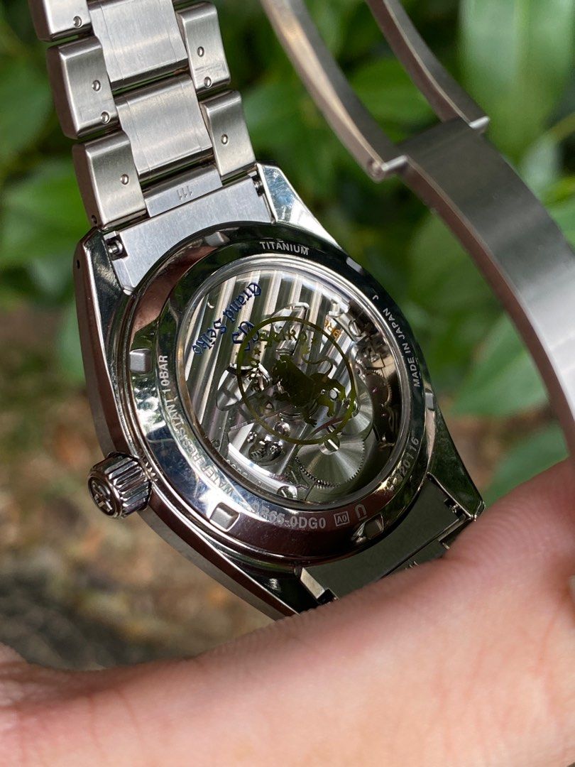 SBGA443 Grand SeikoTitanium Shunbun Cherry Blossom SBGA413, Luxury ...