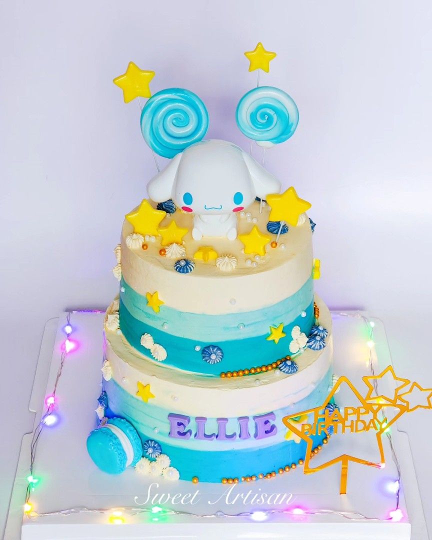 Sanrio Cinnamoroll cake, Food & Drinks, Homemade Bakes on Carousell