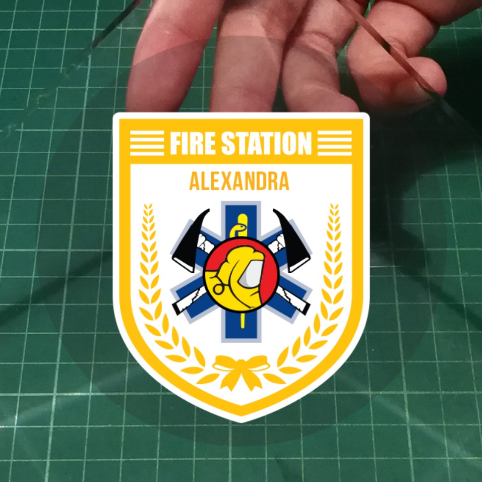 SCDF Alexandra ( not Alexander ) Fire Station . Static Cling Car Decals ...