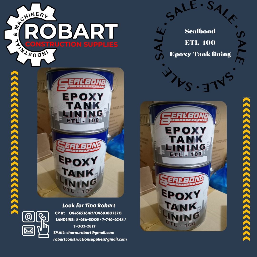 Sealbond Epoxy Tank Lining/Epoxy Pressure Injection, Commercial ...