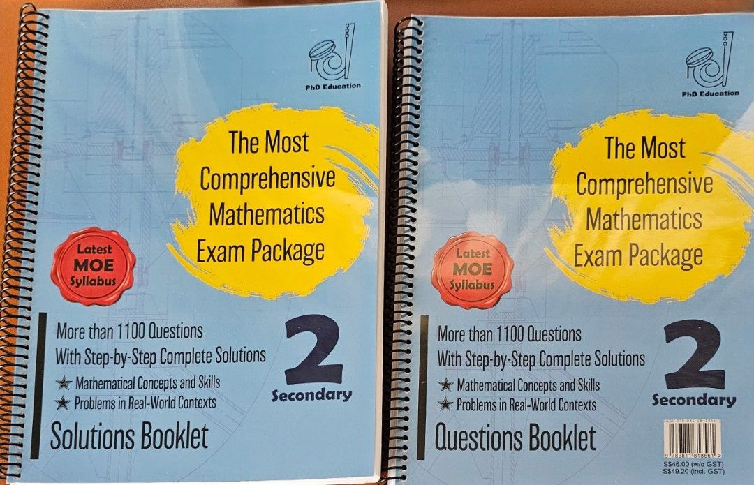 Sec 2 Math by PHD Education "The Most Comprehensive Marhematics Exam ...