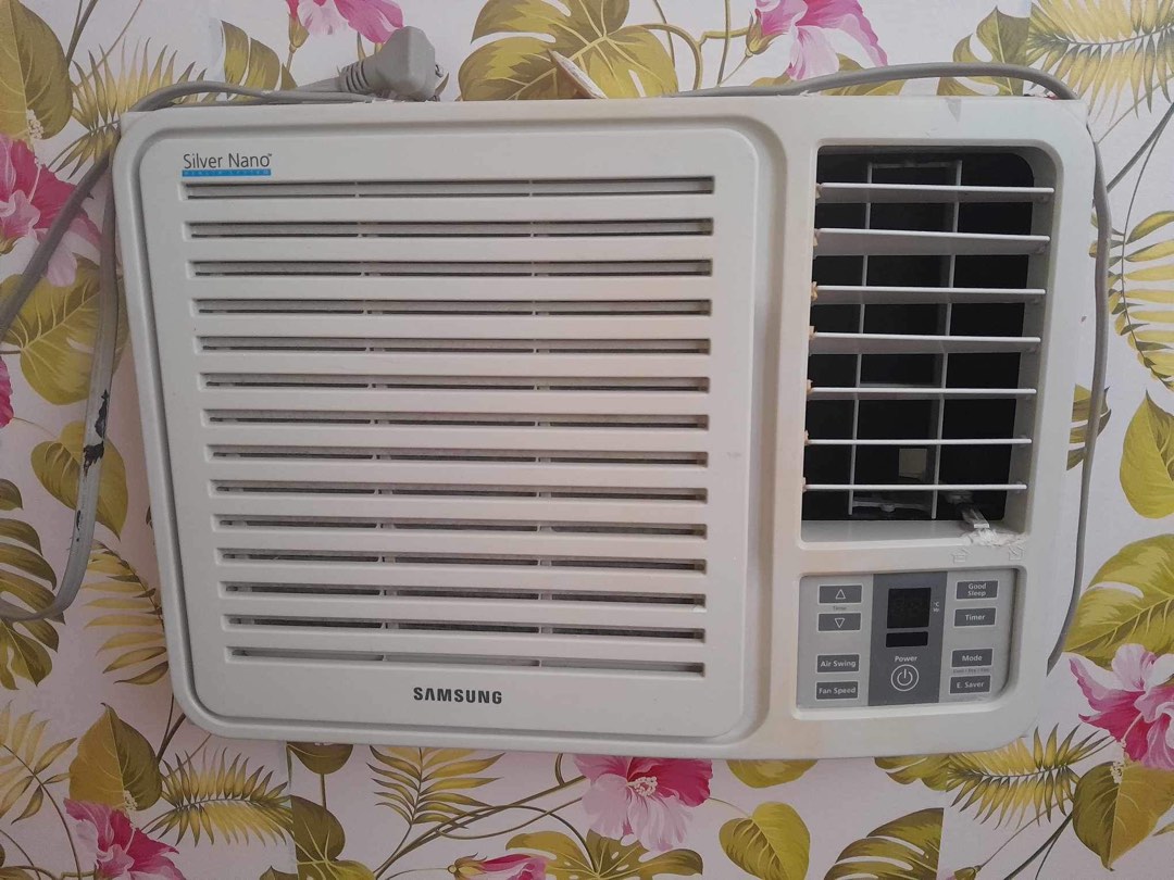 SECOND HAND Samsung® Silver Nano Window Type Air Conditioner, TV & Home ...