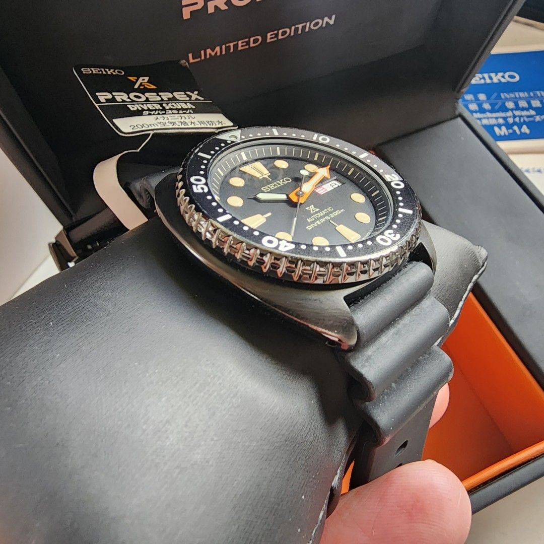 Seiko Prospex SBDY005 Turtle Ninja Black Series JDM Limited Edition ...
