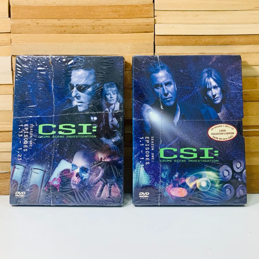 Set of 2 CSI: Crime Scene Investigation Season 1 Ep 1 - 23, Hobbies ...