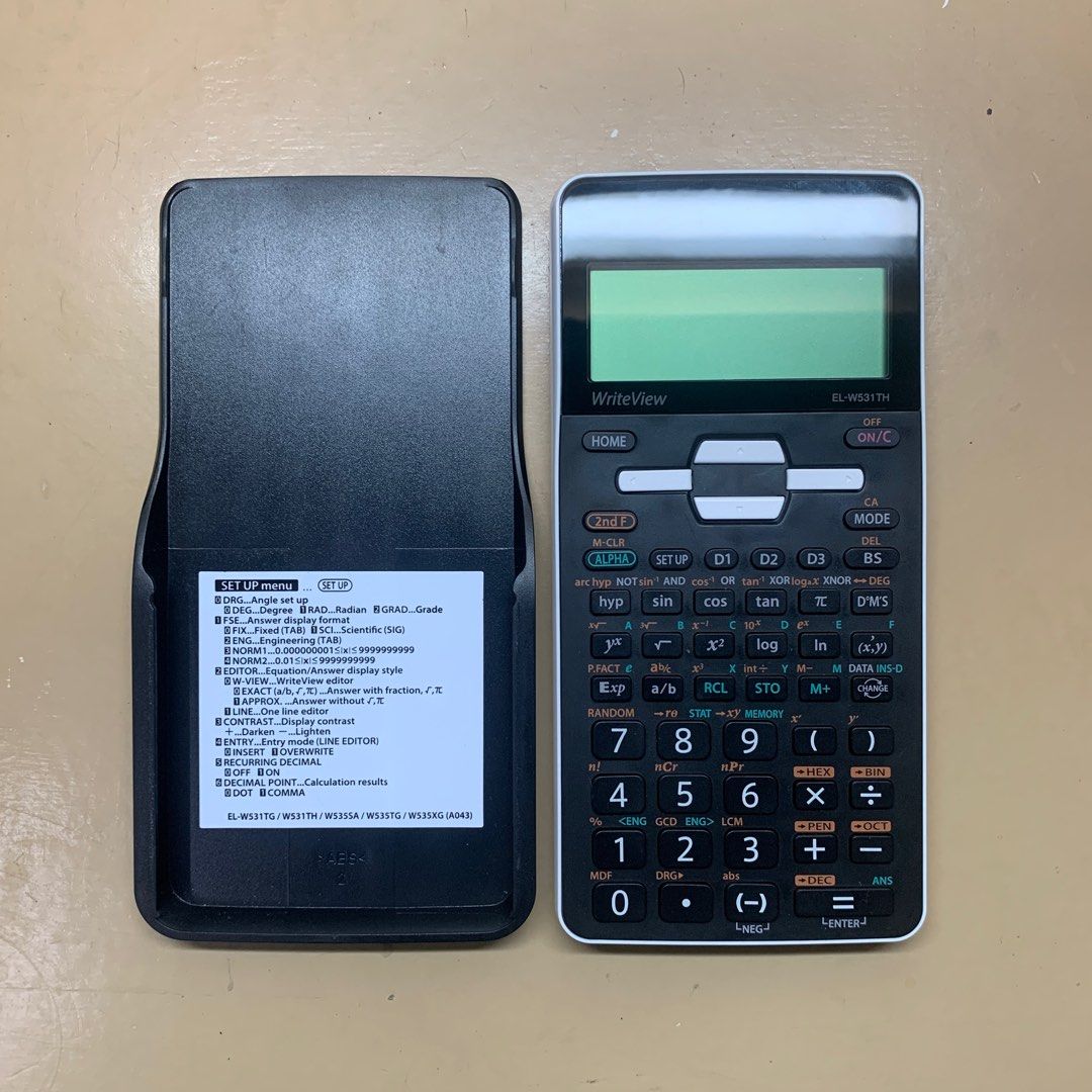 Sharp EL-W531TH Scientific Calculator, Hobbies & Toys, Stationary ...
