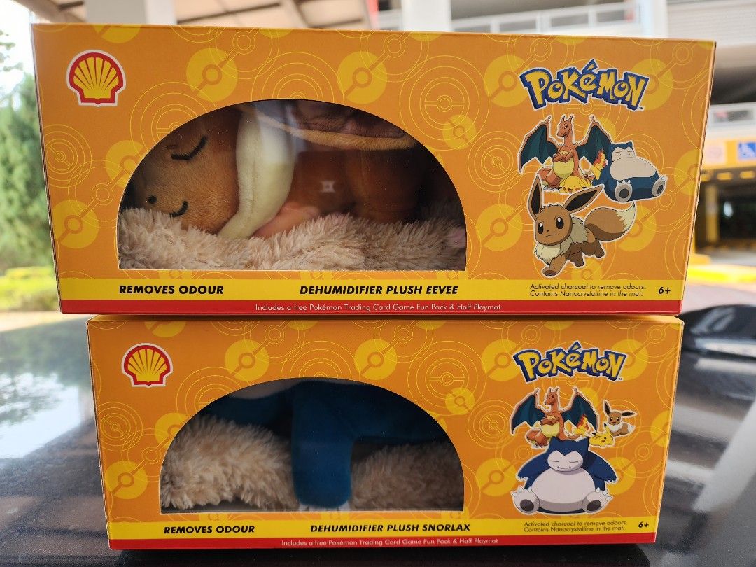 Shell pokemon Eevee and snorlax, Hobbies & Toys, Memorabilia ...