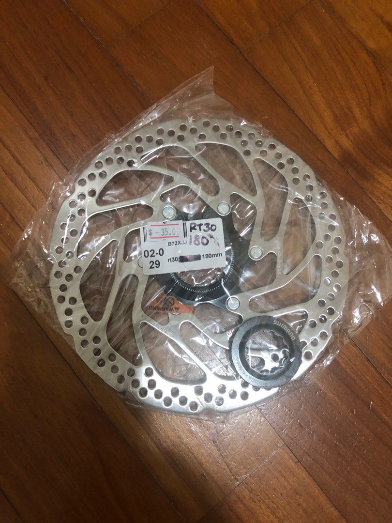 Shimano rotor disc 180mm, Sports Equipment, Bicycles & Parts, Parts ...