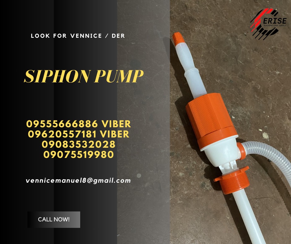 Siphon pump, Commercial & Industrial, Industrial Equipment on Carousell