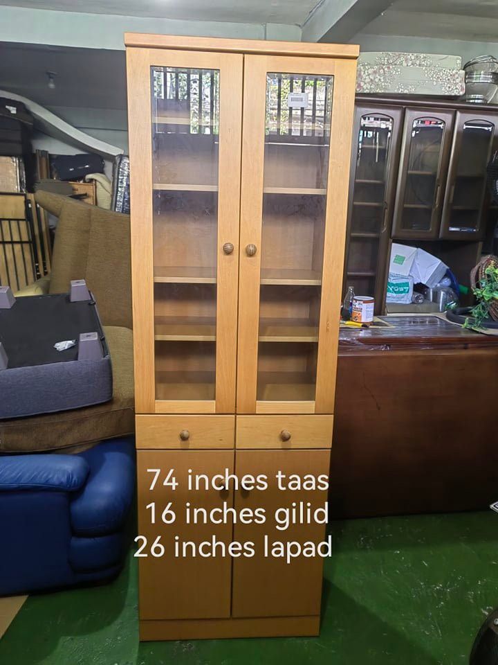 Slim display cabinet, Furniture & Home Living, Furniture, Shelves ...