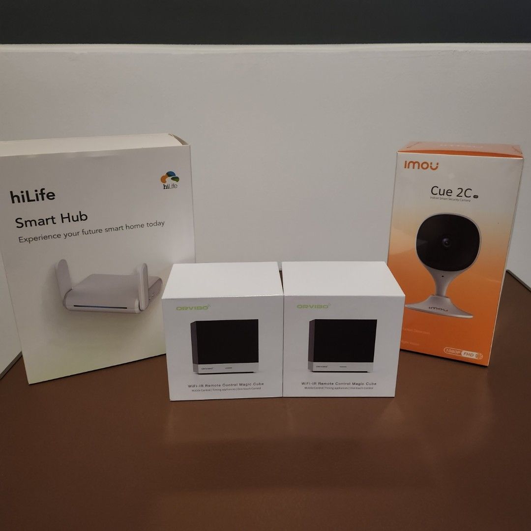 SMART HOME SET - ORVIBO CONTROL, IMOU CUE 2C CAMERA, HILIFE SMART HUB ...