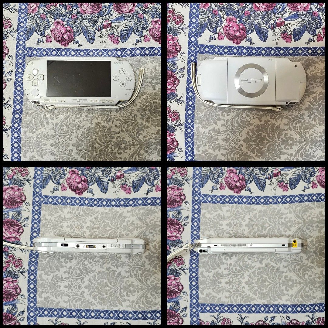 Sony PlayStation Portable with PRO-C Mod (PSP-1000) (White) (64GB) (4 ...