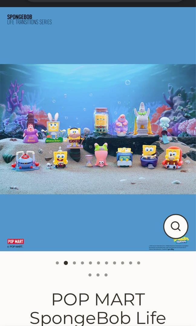 Spongebob Life Transitions Series Pop Mart (Later in the void), Hobbies ...