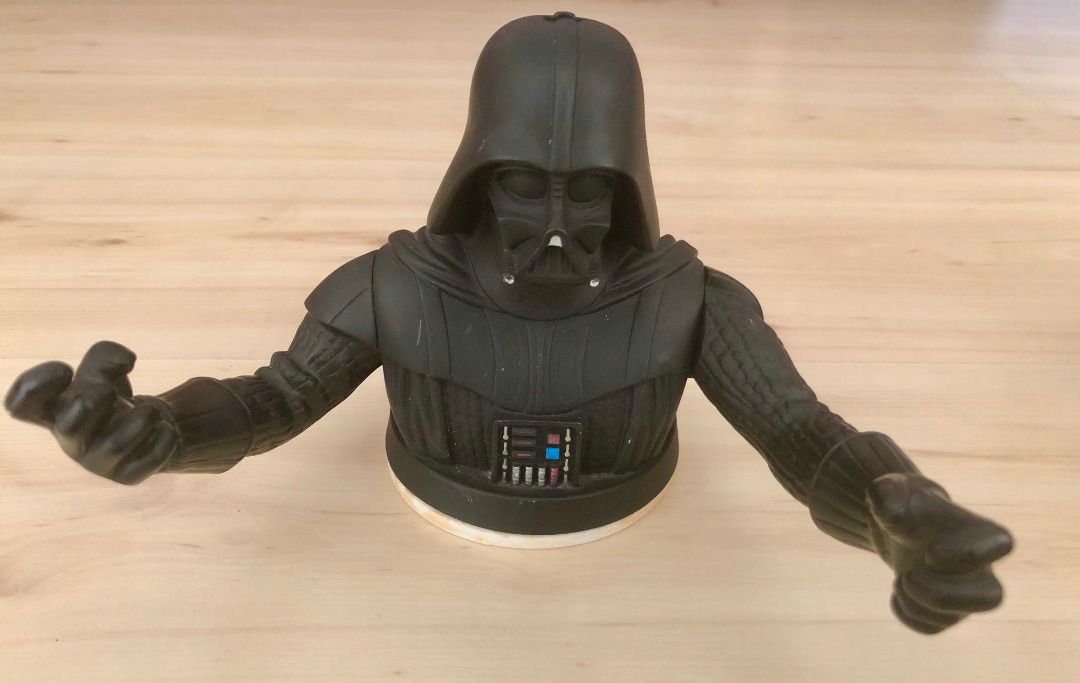 Star Wars Darth Vader and C-3PO 1997 vintage cup toppers, Hobbies ...