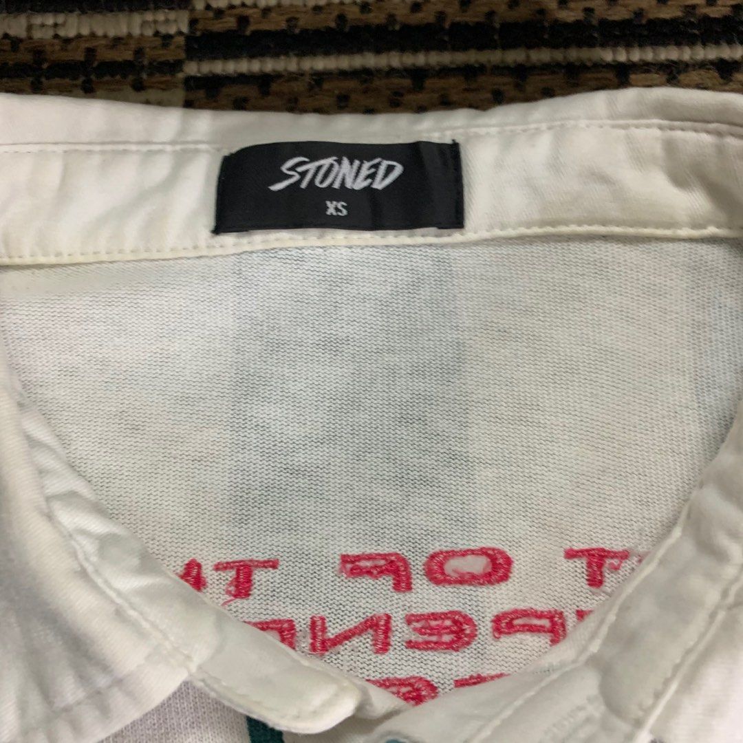 Stoned x Jeep Diverse L/S Rugby Polo ( Emerald Green ), Men's Fashion ...