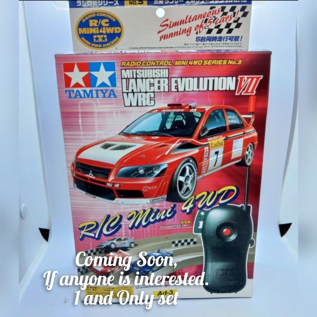 Tamiya M4WD RC - MITSUBISHI LANCER EVO 7 - WRC, Hobbies & Toys, Toys ...