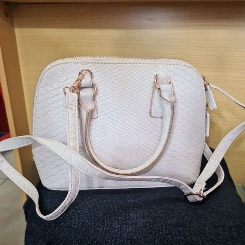 TAS CARPISA REPTIL SKIN MOTIF ORIGINAL, Fesyen Wanita, Tas & Dompet di ...