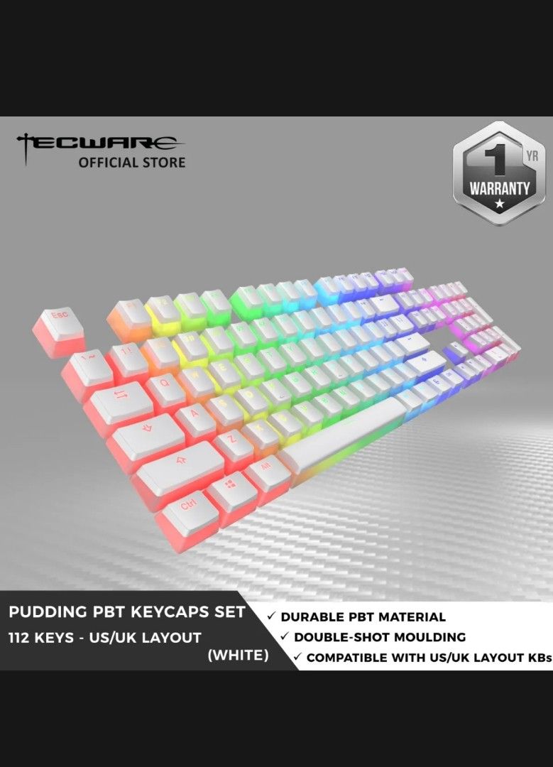 tecware pudding keycaps, Computers & Tech, Parts & Accessories ...