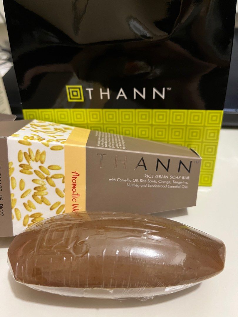 THANN RICE GRAIN SOAP BAR (100g), 美容＆化妝品, 沐浴＆身體護理, 沐浴及身體護理 - 沐浴 - Carousell