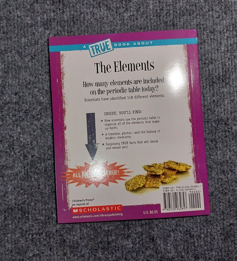 THE ELEMENTS: A True Book Series (Scholastic), Hobbies & Toys, Books ...