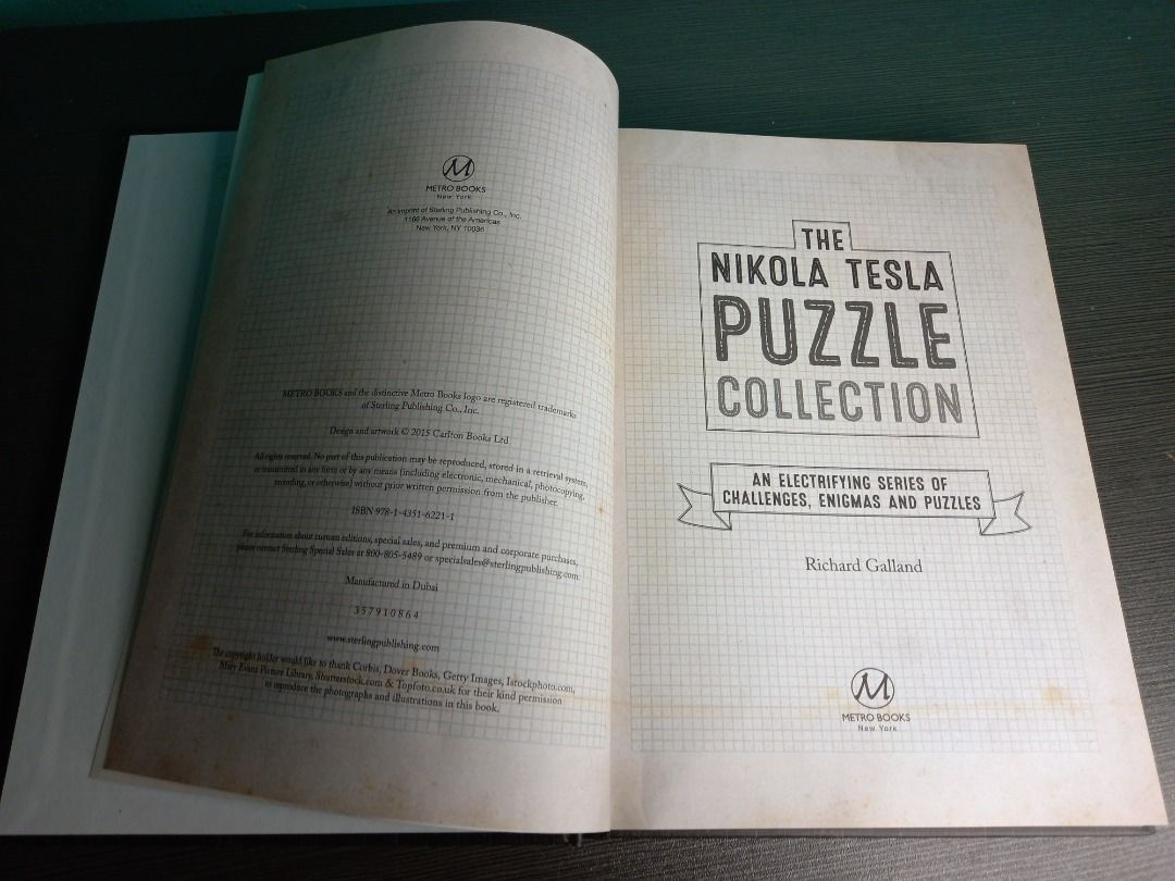 The Nikola Tesla Puzzle Collection An Electrifying Series Of Challenges ...