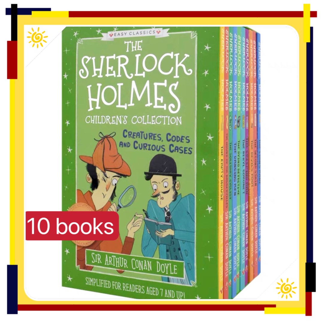現貨 sherlock holmes Children's Collection: Creatures, Codes and Curious Cases (Series 3) 10 Books ...