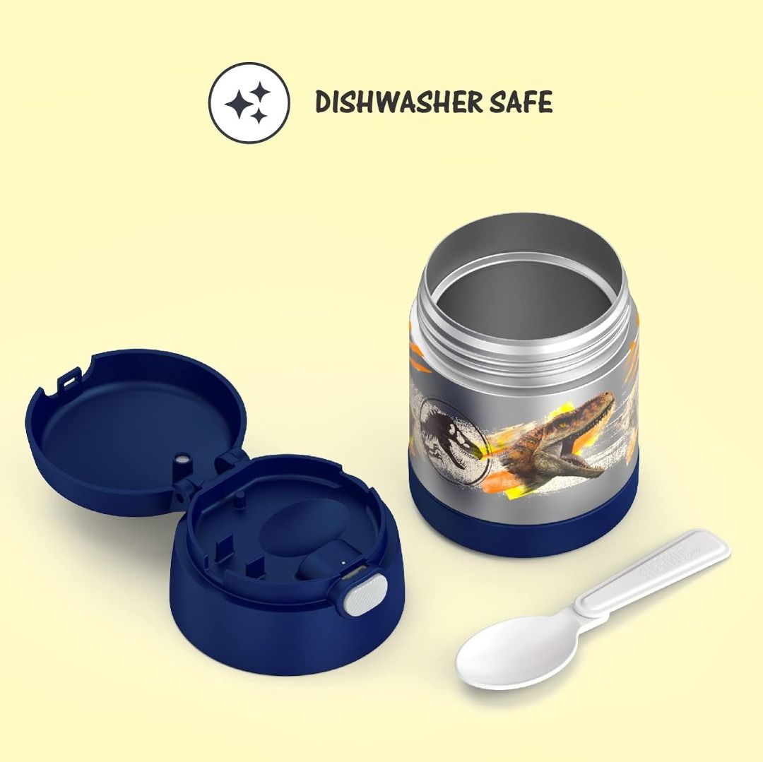 Thermos FUNTAINER® Stainless Steel Food Jar 10oz Jurassic World Dominion, Furniture & Home ...