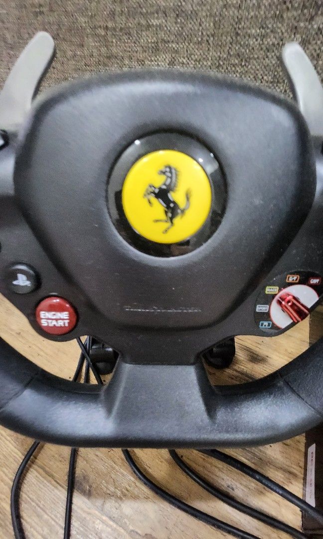 Thrustmaster T80 Ferrari 488 GTB edition racing wheel gaming pedal set ...
